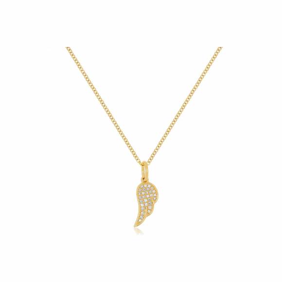 Ef Collection | Jewelry | New Ef Collection Womens Diamond Angel Wing ...